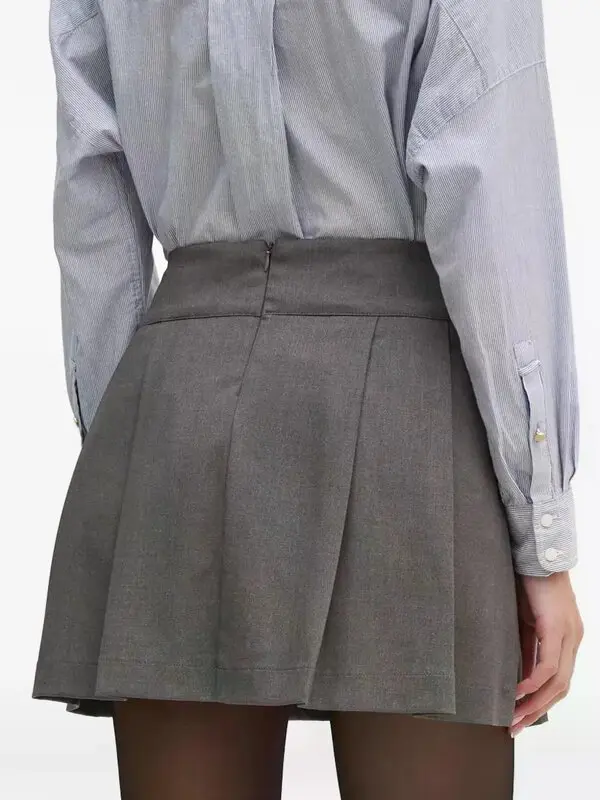 GAUDI Pleated Midi Skirt