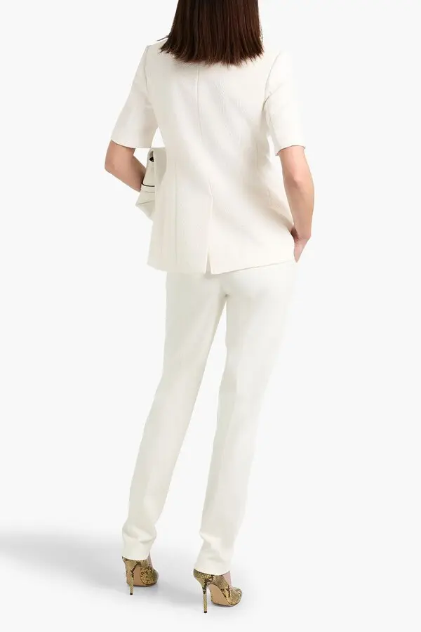 Veronica Beard Bodie Cloqué Jacket - Ivory