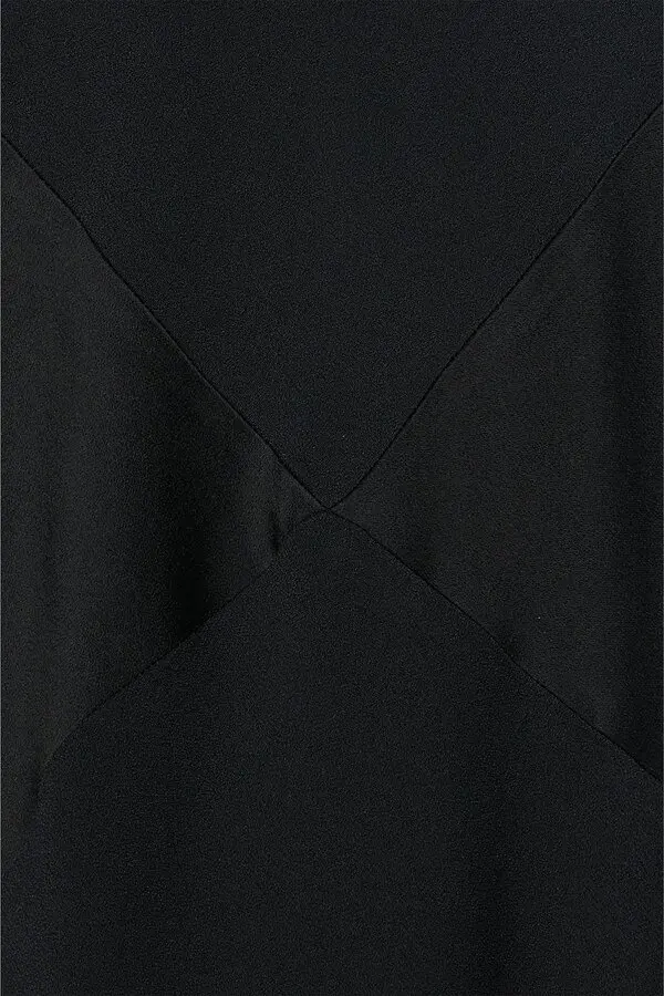 Veronica Beard Francis Satin-paneled Crepe Maxi Dress
