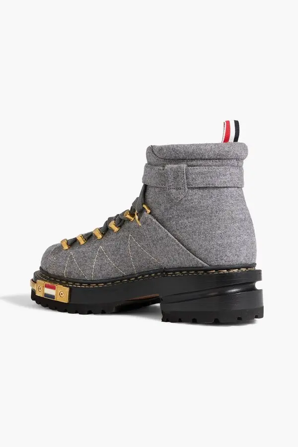 Thom Browne Tweed Hiking Boots