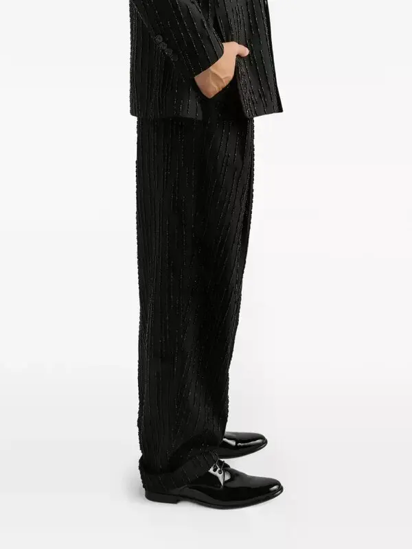 Dolce & Gabbana Embellished-stripe Trousers