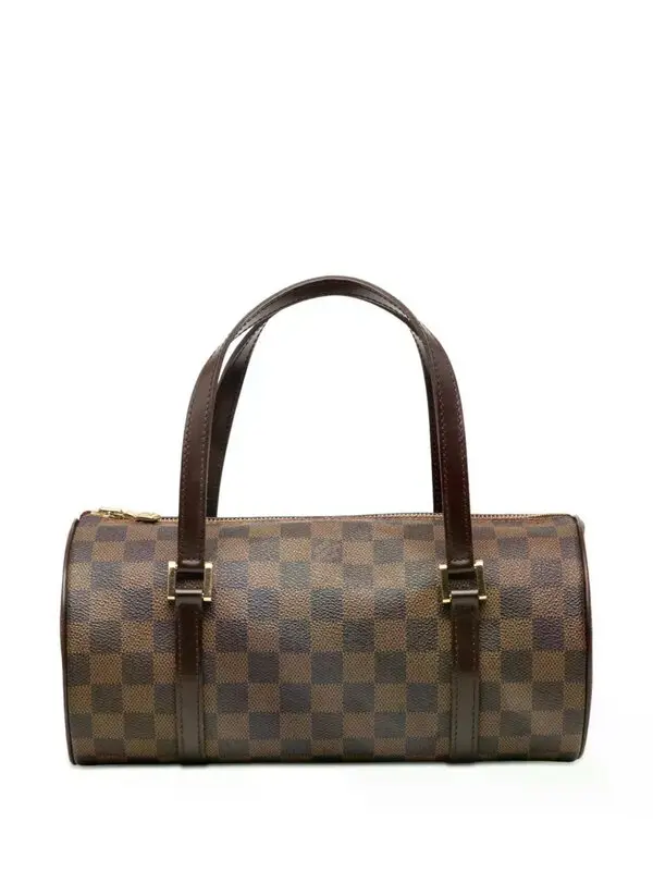 LOUIS VUITTON 2005 Damier Ebene Papillon 26 Handbag - Brown