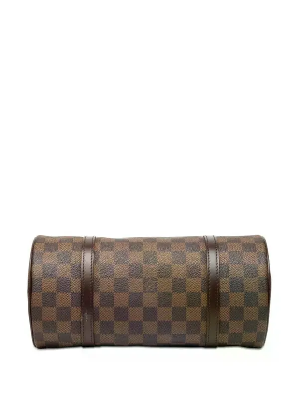 LOUIS VUITTON 2005 Damier Ebene Papillon 26 Handbag - Brown