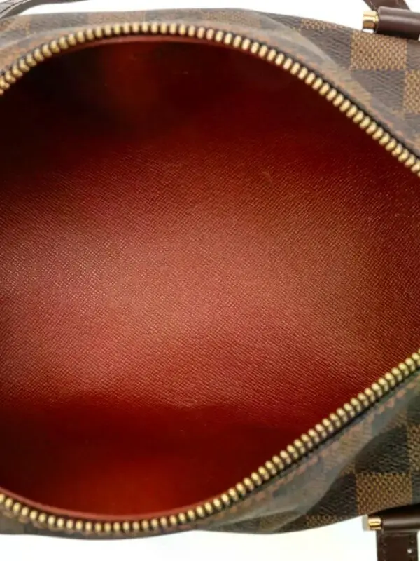 LOUIS VUITTON 2005 Damier Ebene Papillon 26 Handbag - Brown
