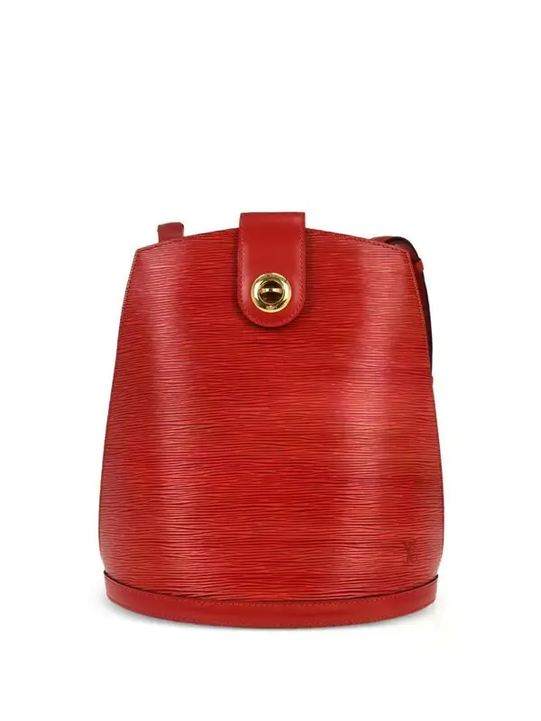 LOUIS VUITTON 1996 Cluny Shoulder Bag - Red