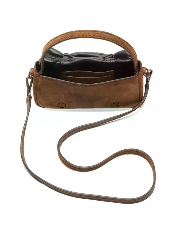 Acne Studios Suede Shoulder Bag - Brown