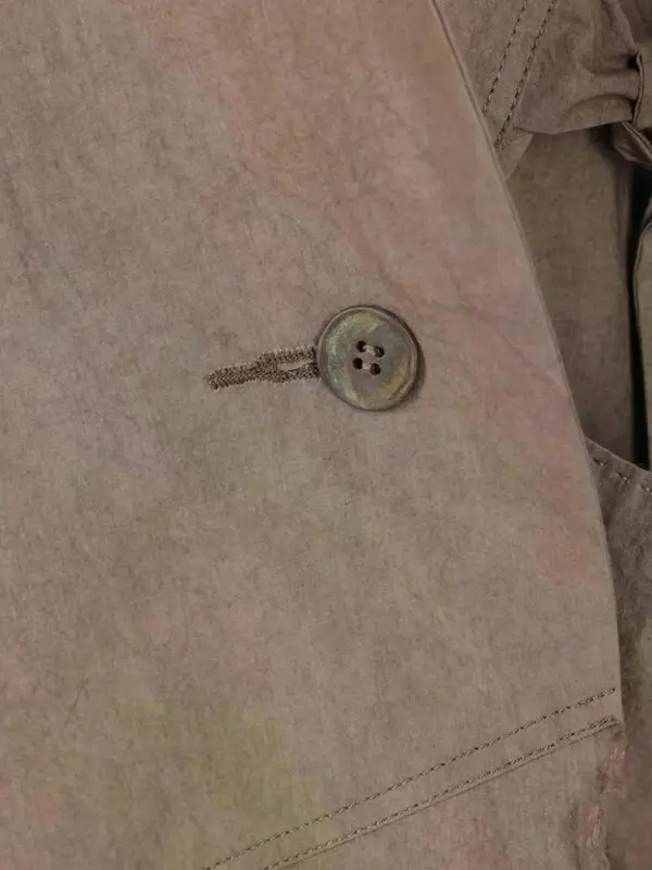 YEHUAFAN Layered Trench Coat