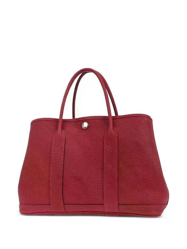 Hermès 2015 30 Tpm Garden Party Tote - Red