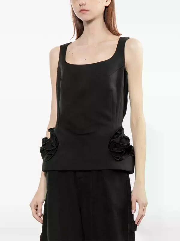 Magda Butrym Floral Sculptural Top