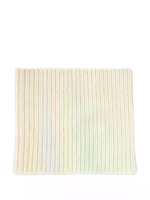 Eric Bompard Ribbed Scarf - Neutrals