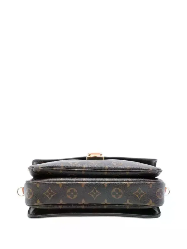 LOUIS VUITTON 2015 Monogram Pochette Metis Satchel - Brown
