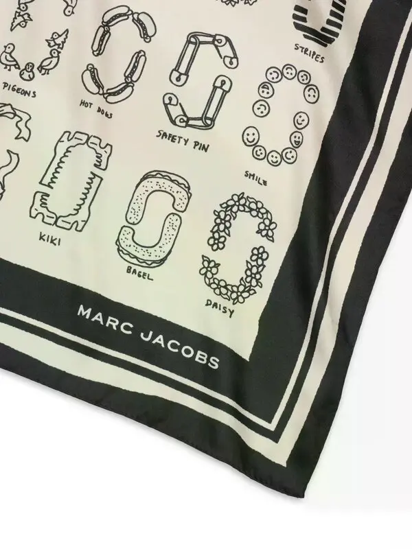 Marc Jacobs Print-detail Scarf