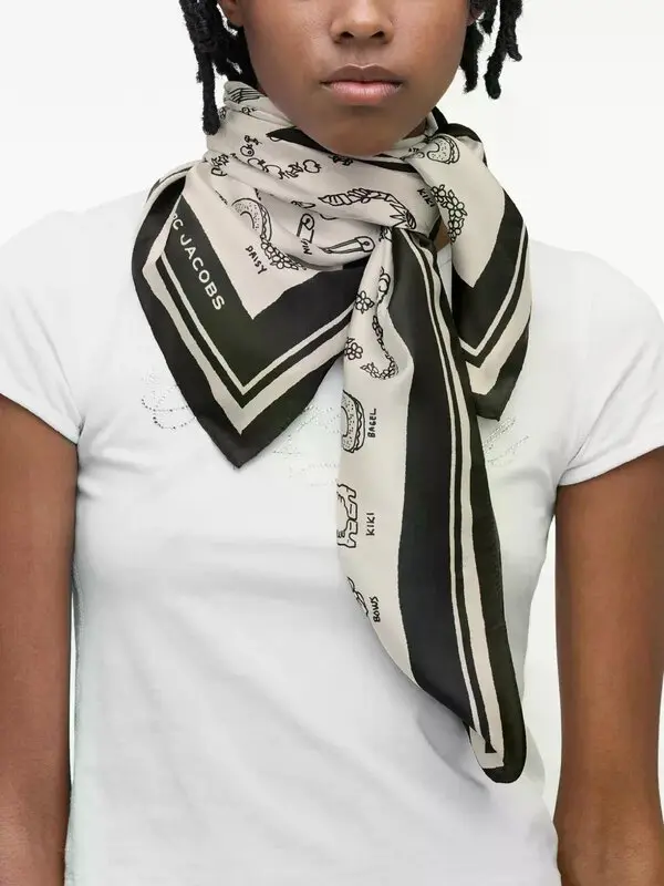 Marc Jacobs Print-detail Scarf
