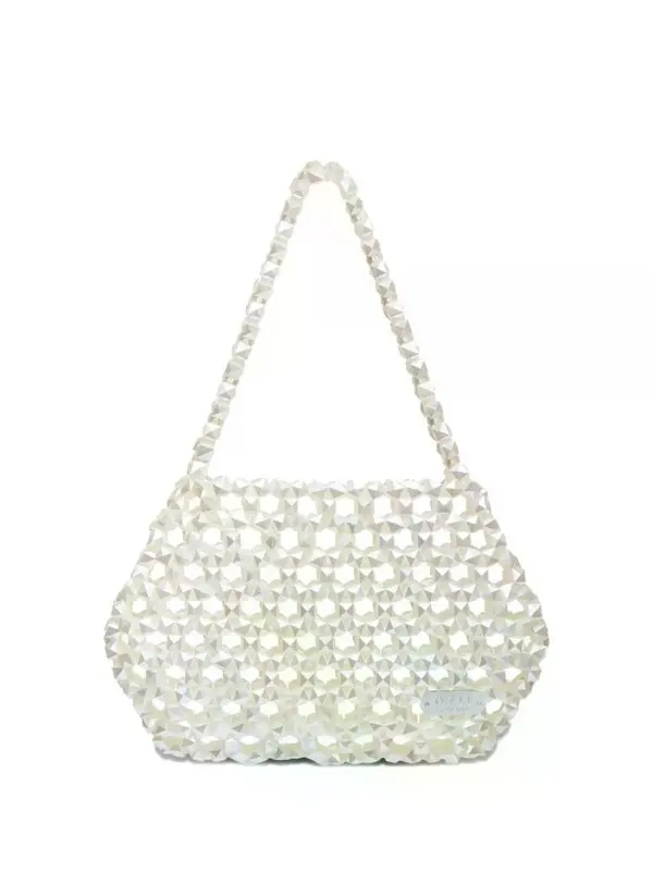 0711 TBILISI Mini Ella Beaded Clutch - Neutrals