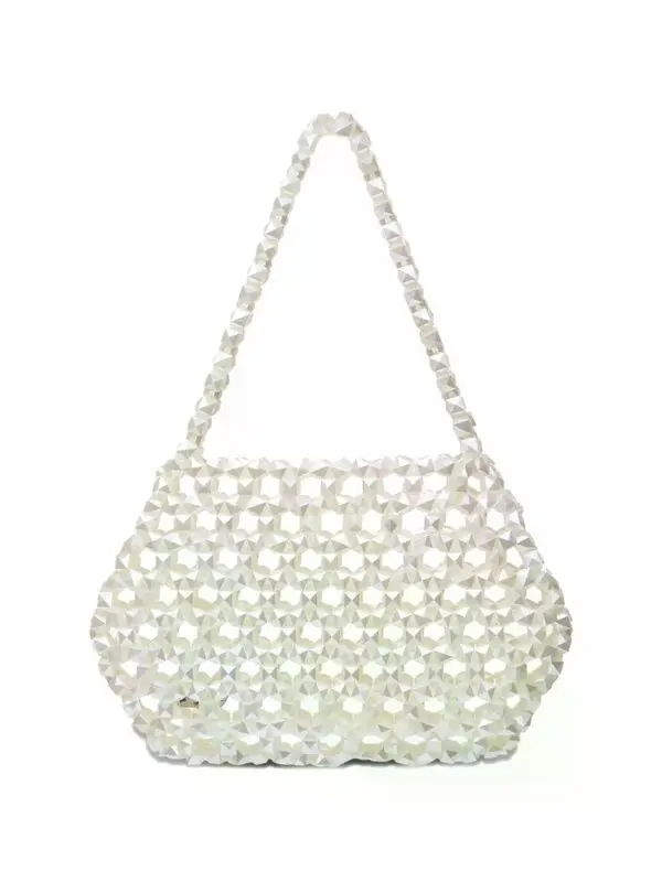 0711 TBILISI Mini Ella Beaded Clutch - Neutrals