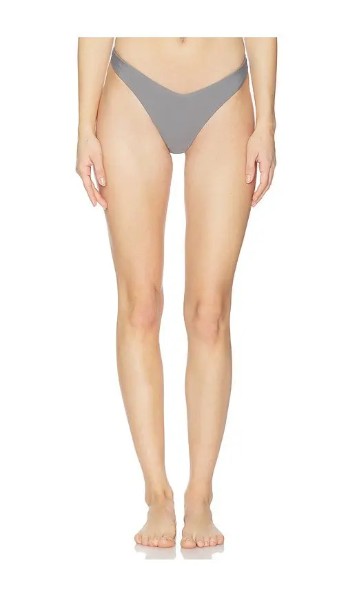 LOVEWAVE Lara Bikini Bottom - Stone Gray