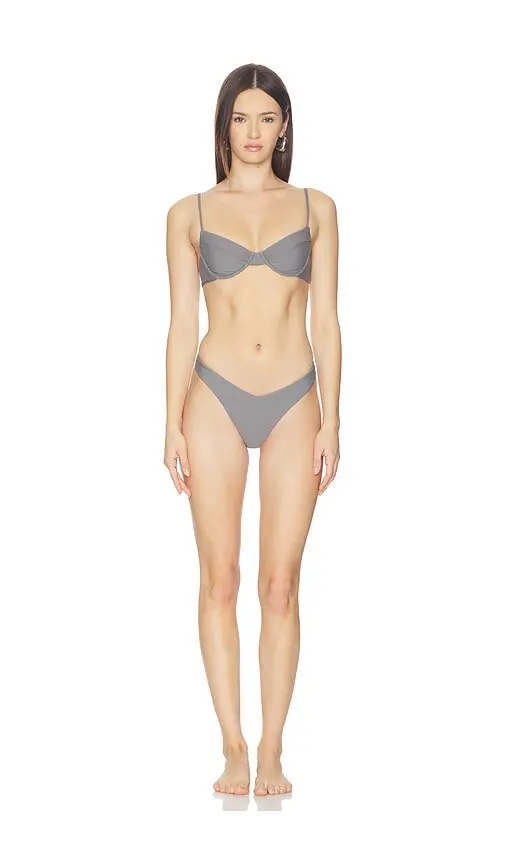LOVEWAVE The Lara Bottom - Stone Gray