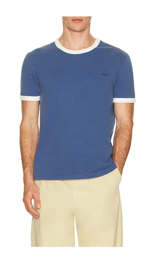 A.p.c. Contrast T-shirt - Blue
