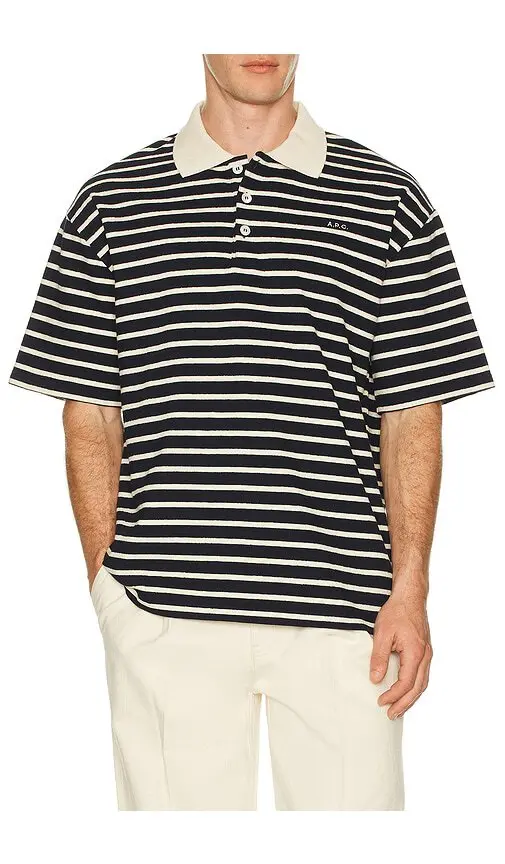 A.p.c. Polo In Navy