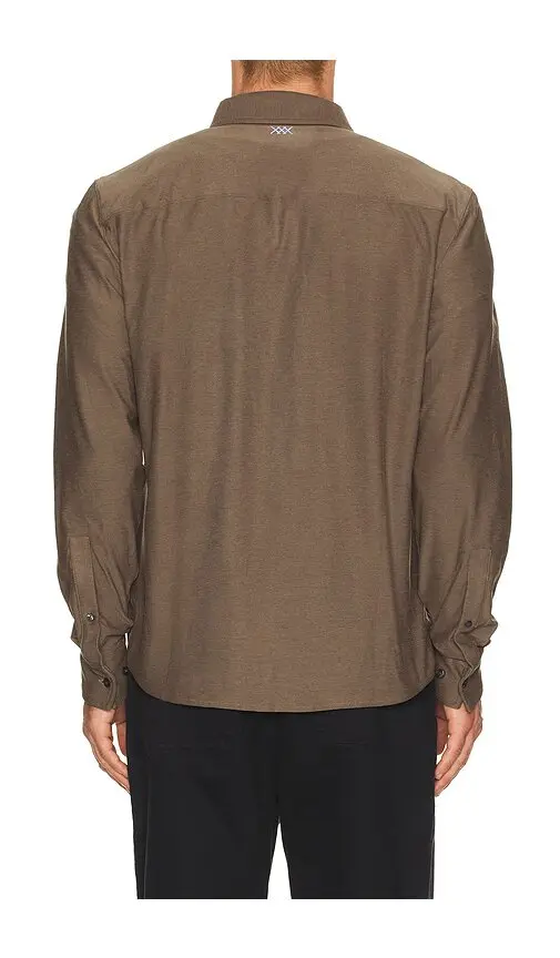 RHONE Work From Home Shirt In Brown