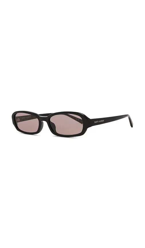 Saint Laurent Sl Logo Erin Rectangular Sunglasses