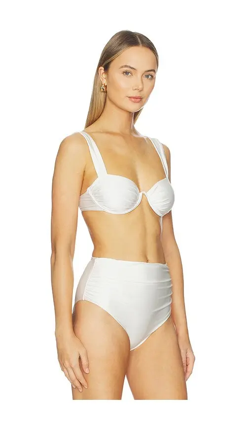 Simkhai Anniston Bikini Top - White