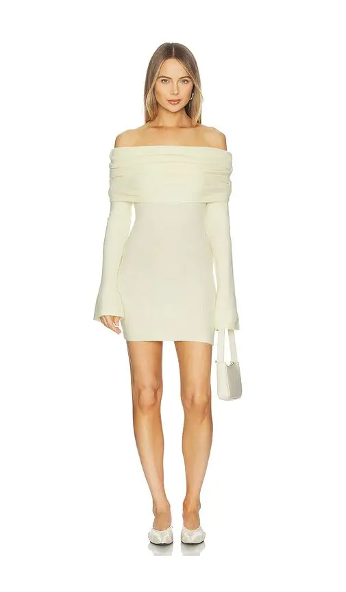 SEROYA Selene Mini Dress - Shortbread