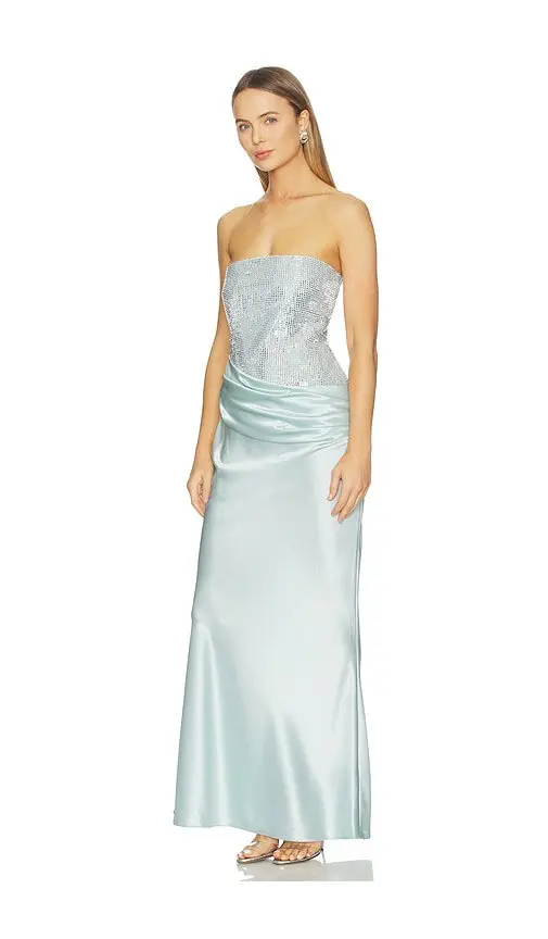 Retrofete Alexandra Strapless Gown - Seychelles