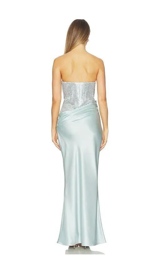 Retrofete Alexandra Strapless Gown - Seychelles
