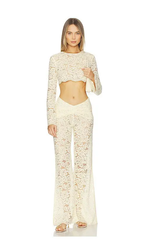 SHANI SHEMER X Ella Lace Crop Top