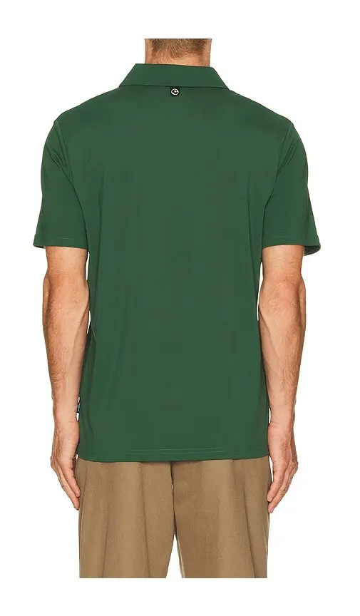 MALBON Fairway Baldwin Polo In Green