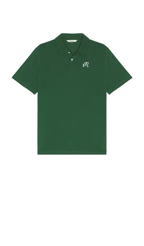 MALBON Fairway Baldwin Polo In Green