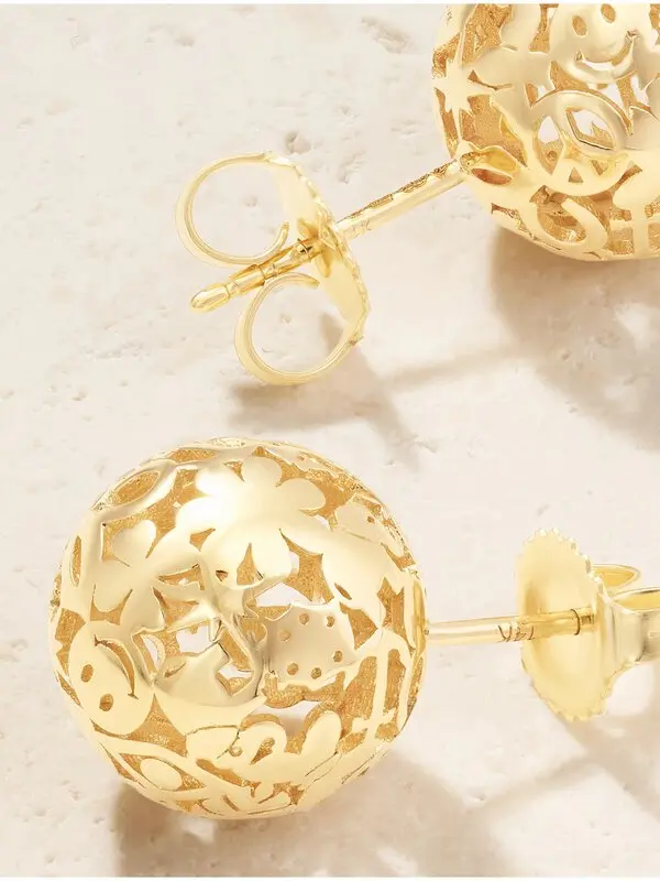 SYDNEY EVAN Icon Wallpaper 14-karat Earrings