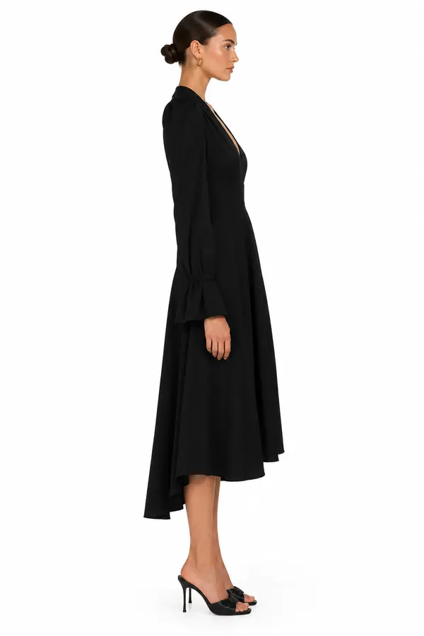 Azeeza Willow Poplin Midi Dress