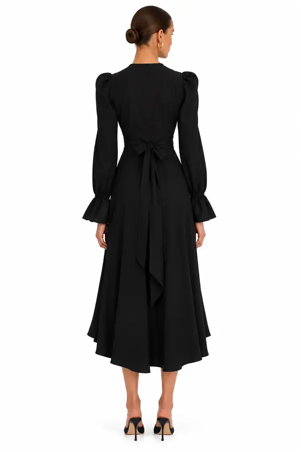 Azeeza Willow Poplin Midi Dress