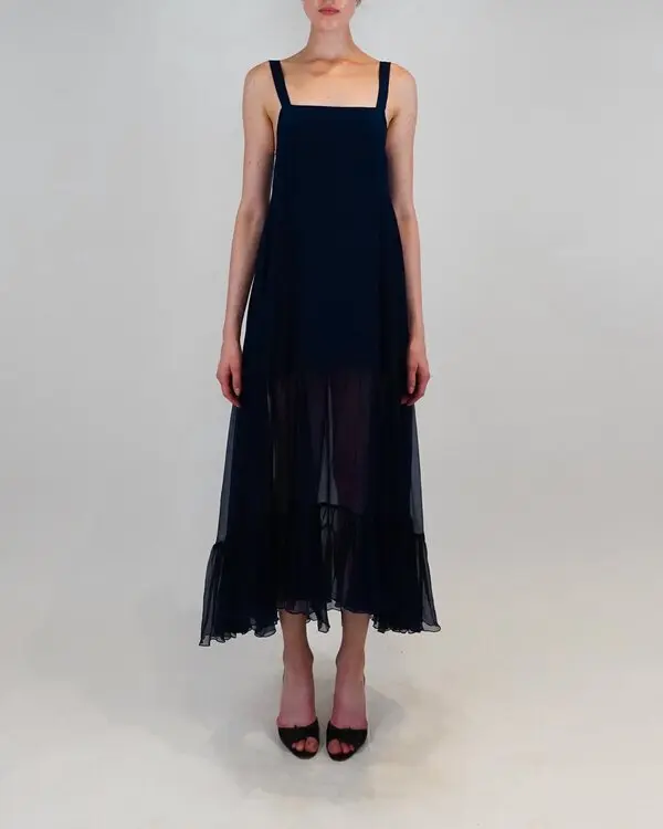 Azeeza Bellevue Cdc Chiffon Midi Dress