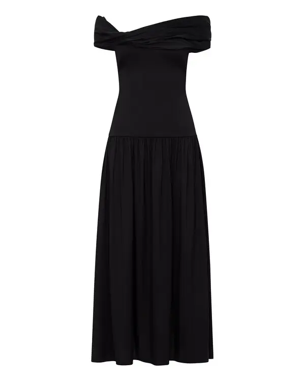 Azeeza Veda Satin Midi Dress
