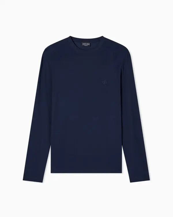 Giorgio Armani Stretch-modal Crew-neck T-shirt