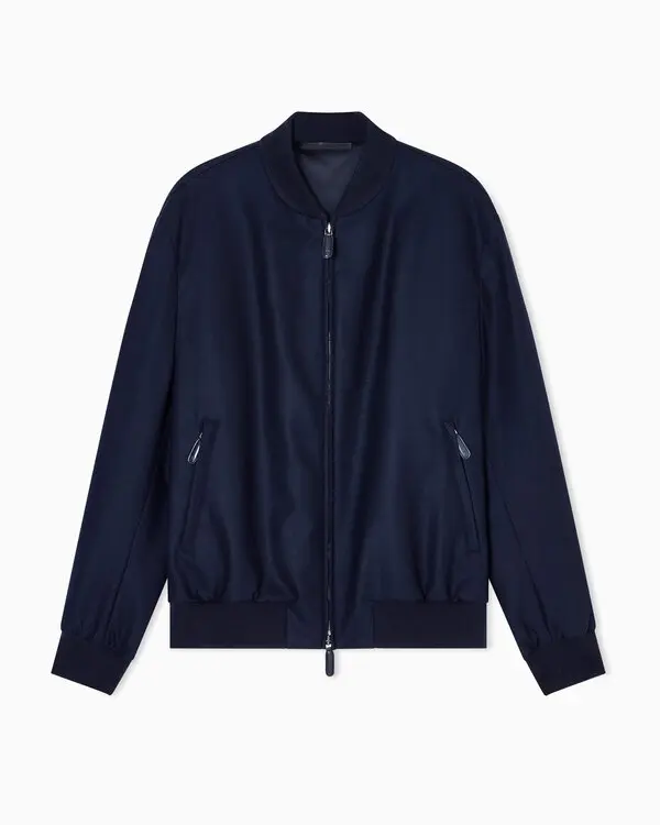 Giorgio Armani Cashmere Drap Blouson