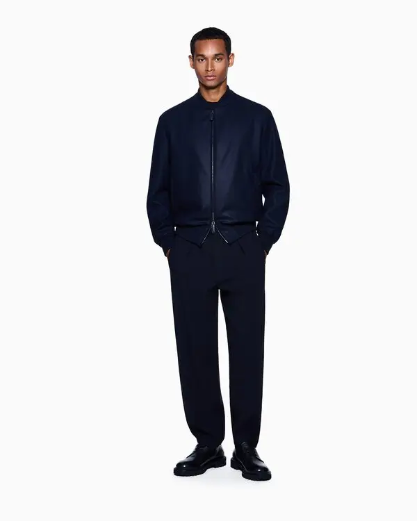 Giorgio Armani Cashmere Drap Blouson