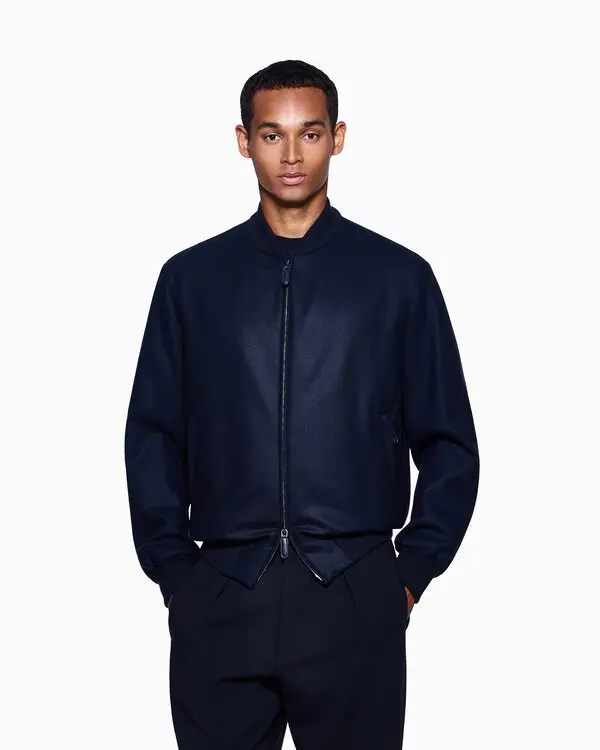 Giorgio Armani Cashmere Drap Blouson