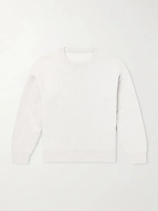 Visvim Wool And Cotton-blend Jersey Sweatshirt - Gray