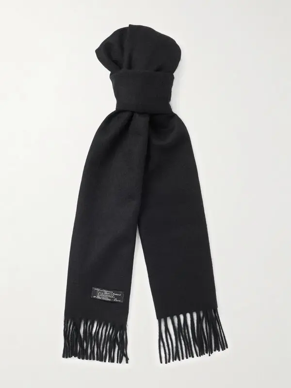 Charvet Cashmere Scarf - Black