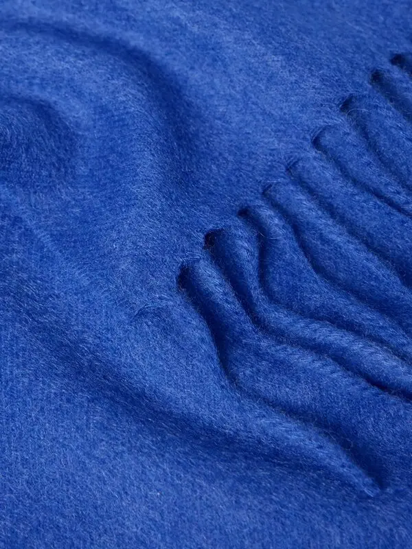 Charvet Cashmere Scarf - Blue