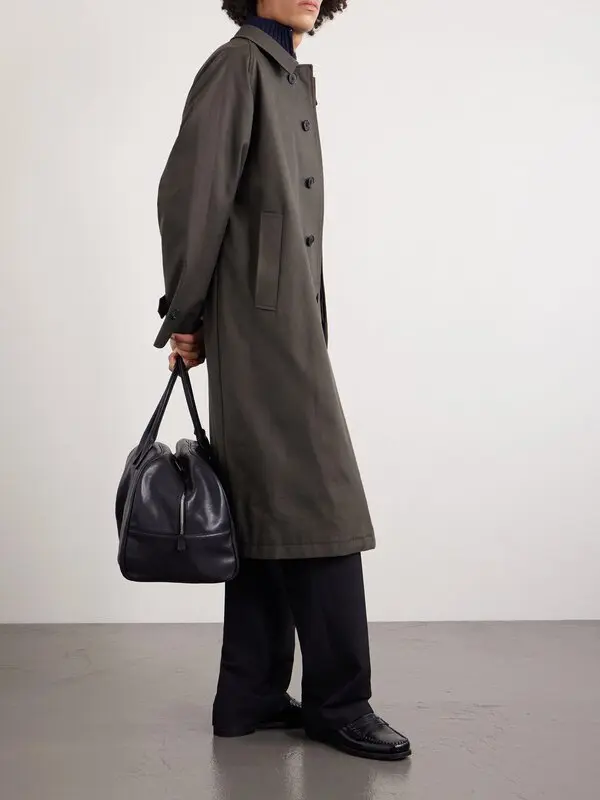 Herno Slub Cotton-twill Coat