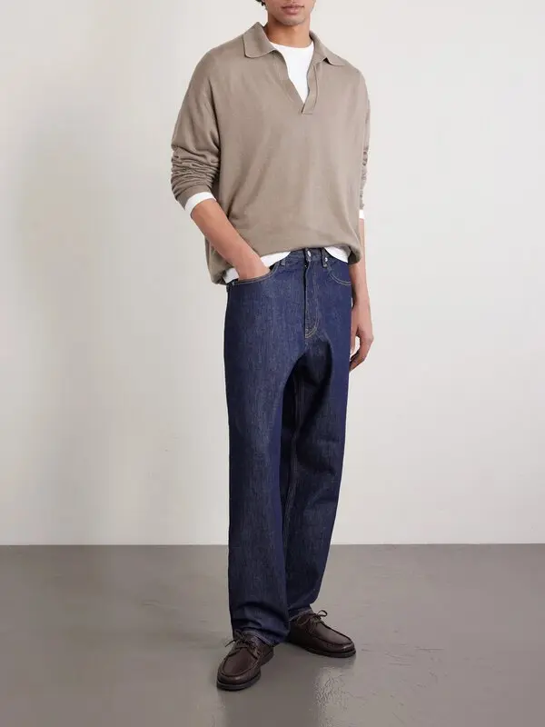 Auralee Hard Twist Wide-leg Jeans
