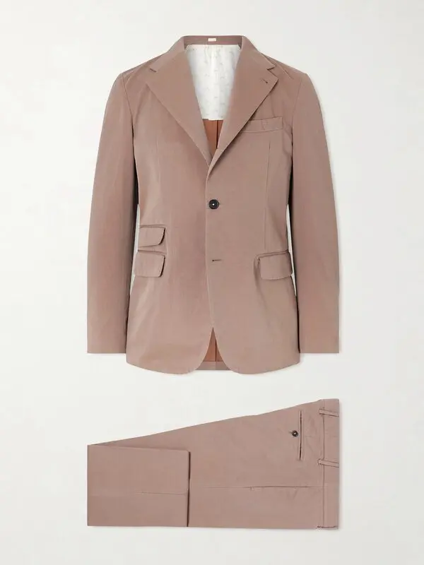 Massimo Alba Sloop Cotton-twill Suit