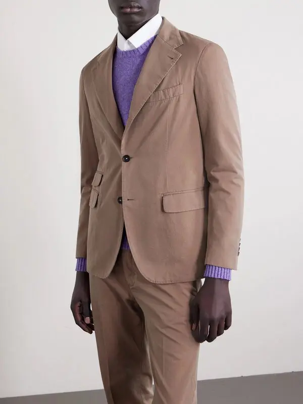 Massimo Alba Sloop Cotton-twill Suit