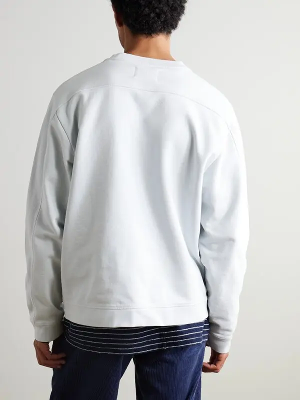 Folk Prism Cotton-jersey Sweatshirt
