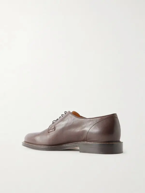 Brunello Cucinelli Leather Derby Shoes